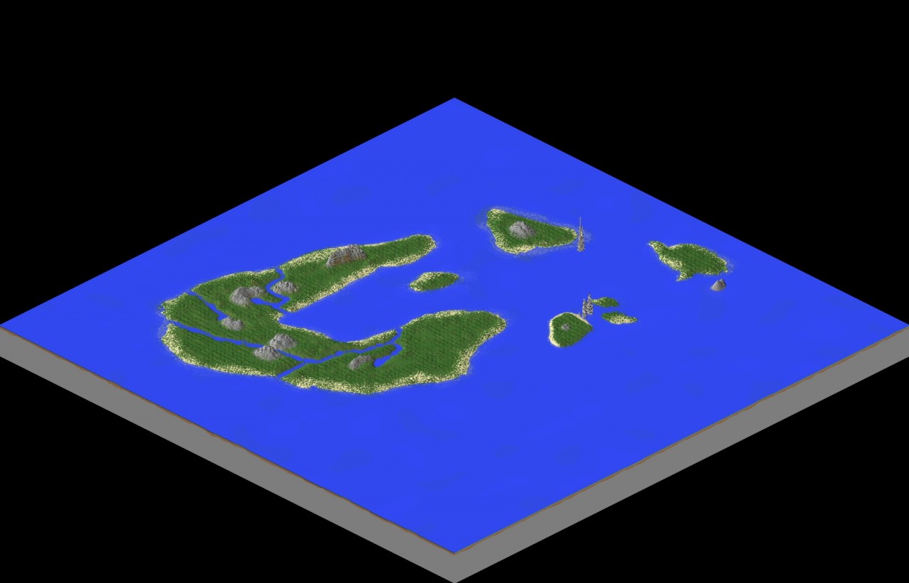 clamshell island Minecraft Map