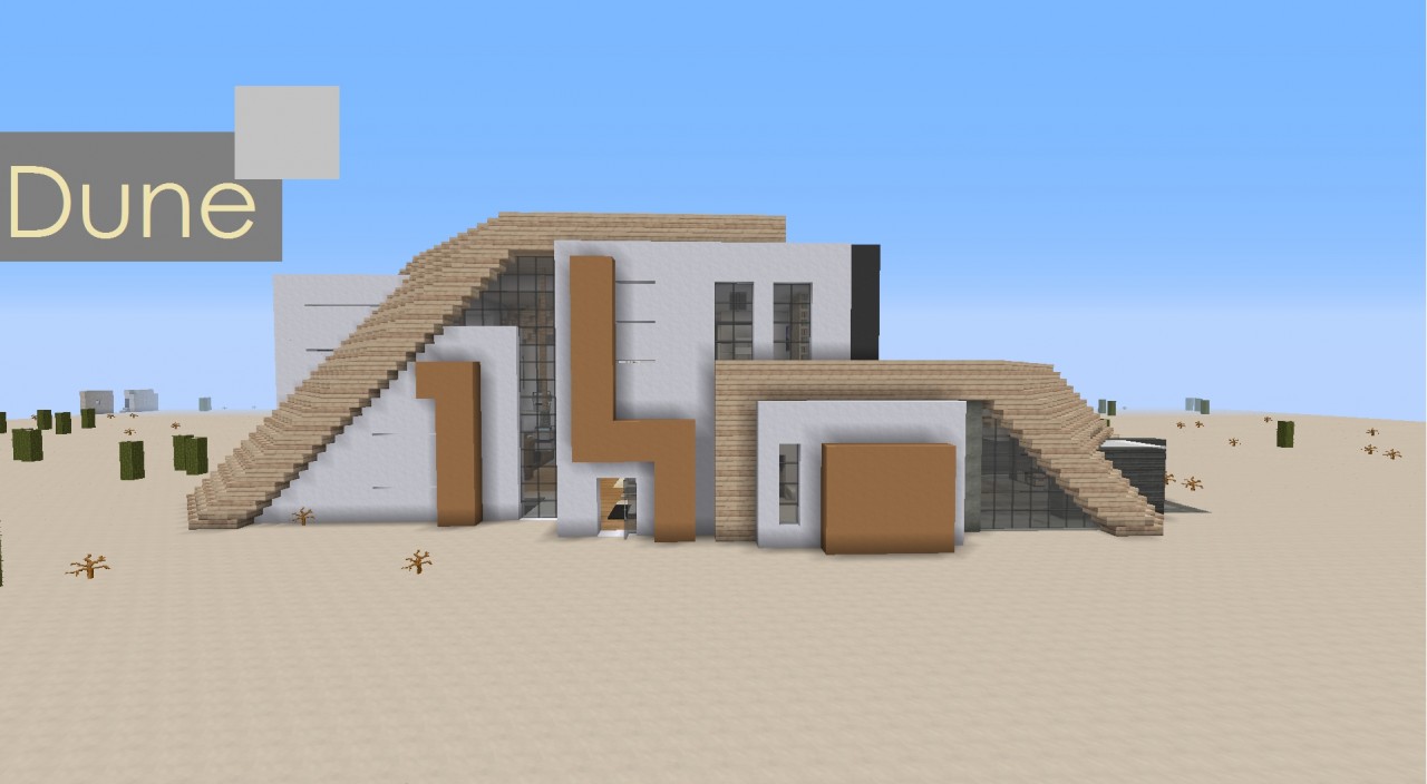 Dune- An A-framed house Minecraft Map