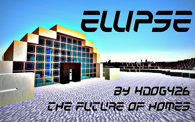 Ellipse- A Futuristic House Minecraft Map