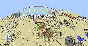 Butter Sprint Parkour (Parkour Map) Minecraft Map