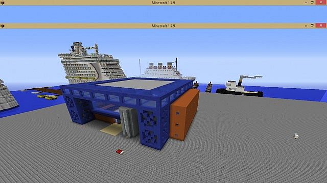 Il mio Terminal Crociere di Bari / My terminal cruise Minecraft Map