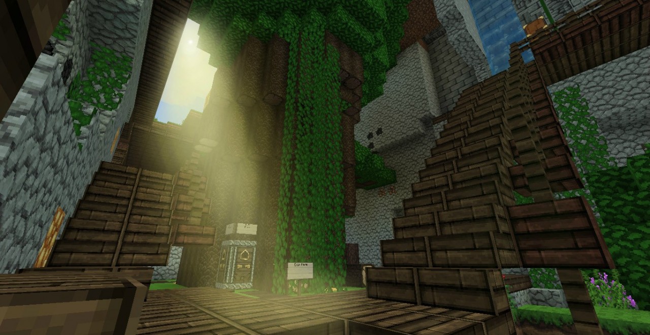 Ravine City/Town Exodus Craft Minecraft Map
