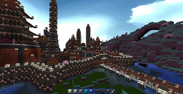 Imperial Japanese City Minecraft Map