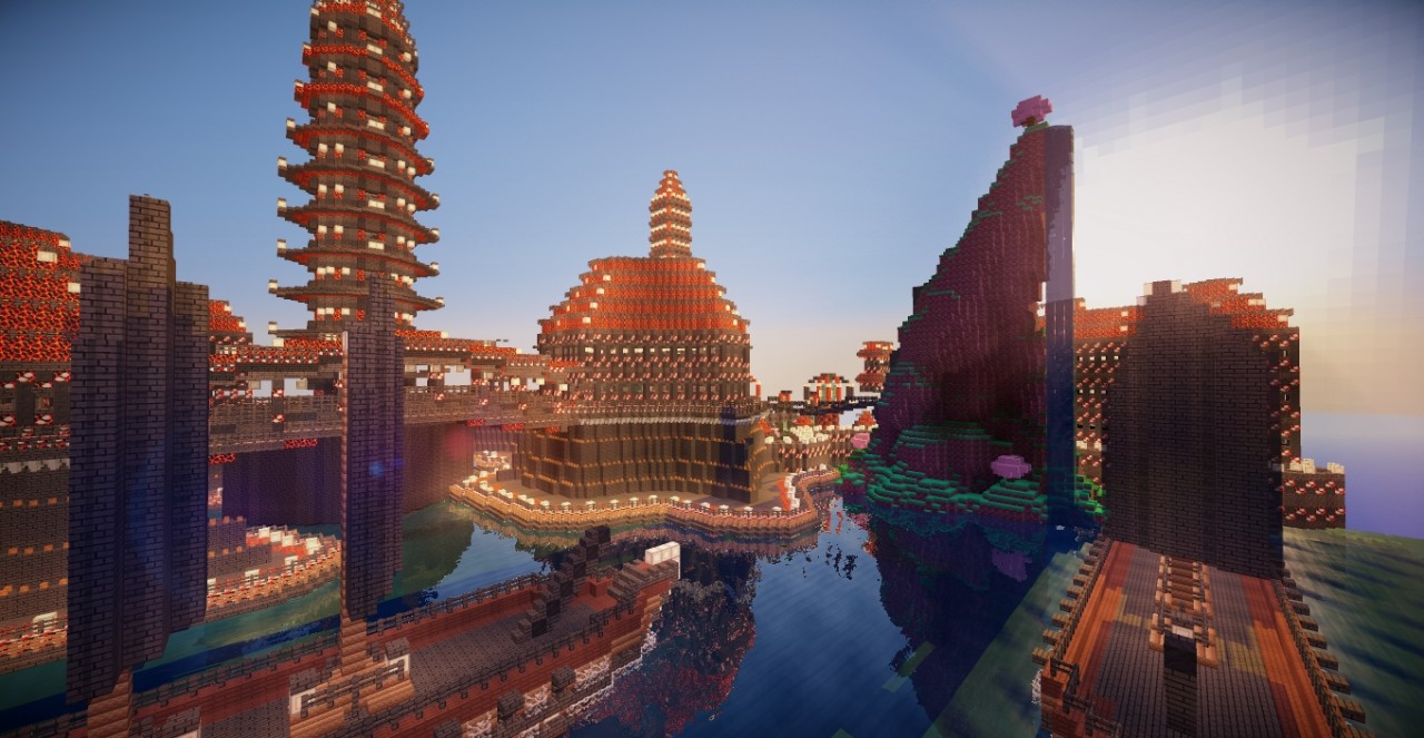 Imperial Japanese City Minecraft Map