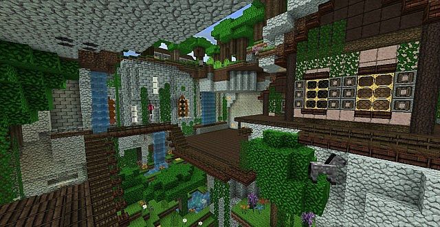 Ravine City/Town Exodus Craft Minecraft Map