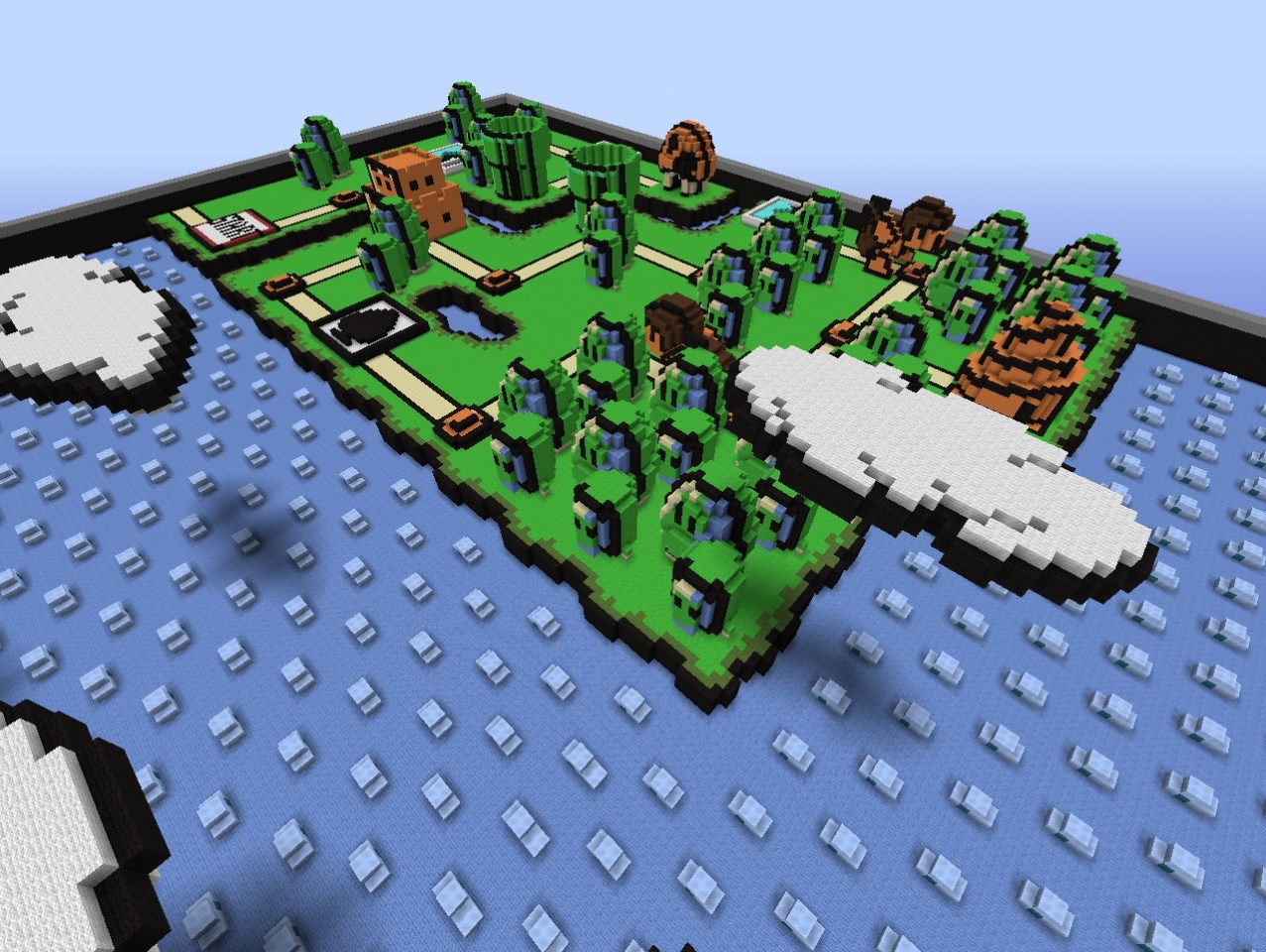 Super Mario 3 The Sky Minecraft Map