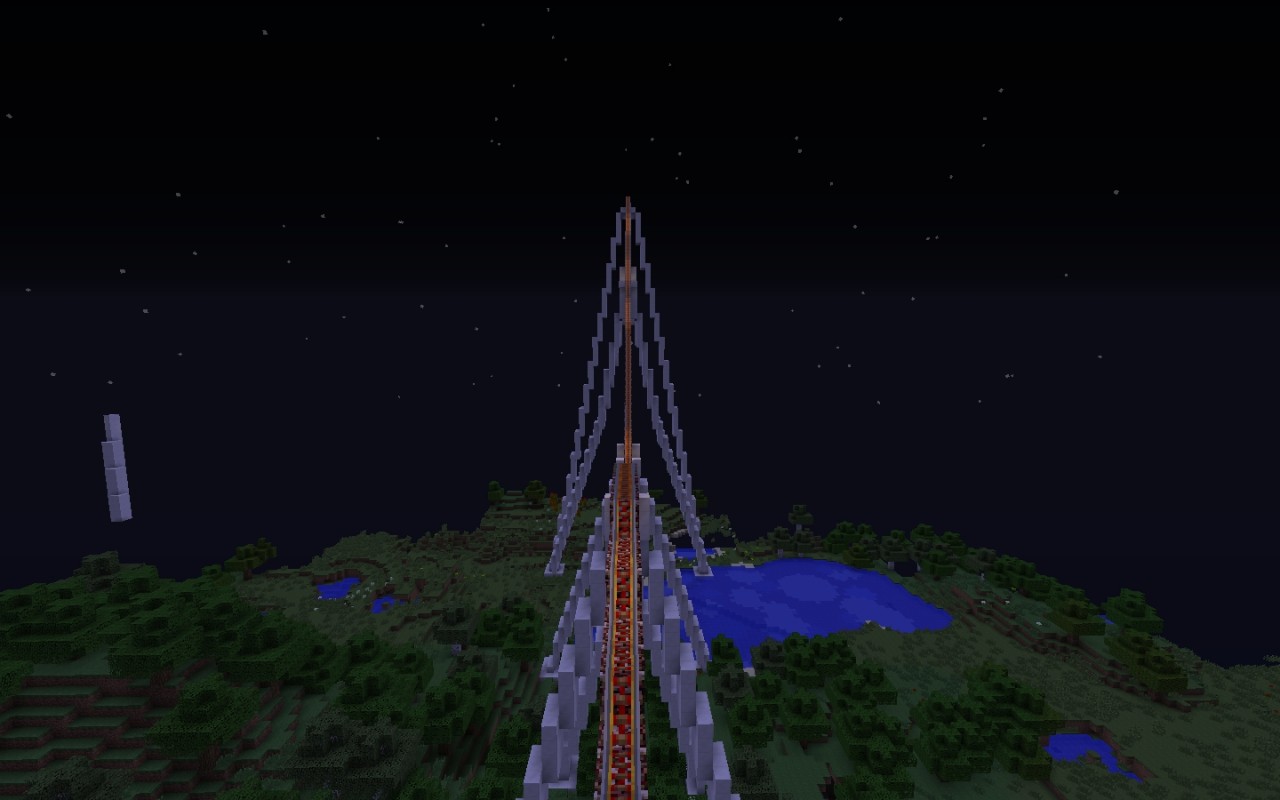 The Four Elements Roller Coaster Minecraft Map