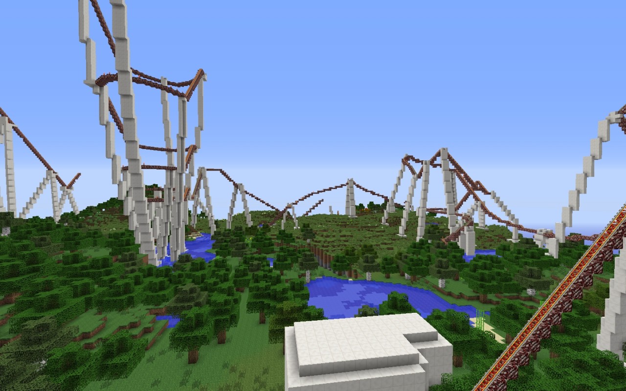The Four Elements Roller Coaster Minecraft Map