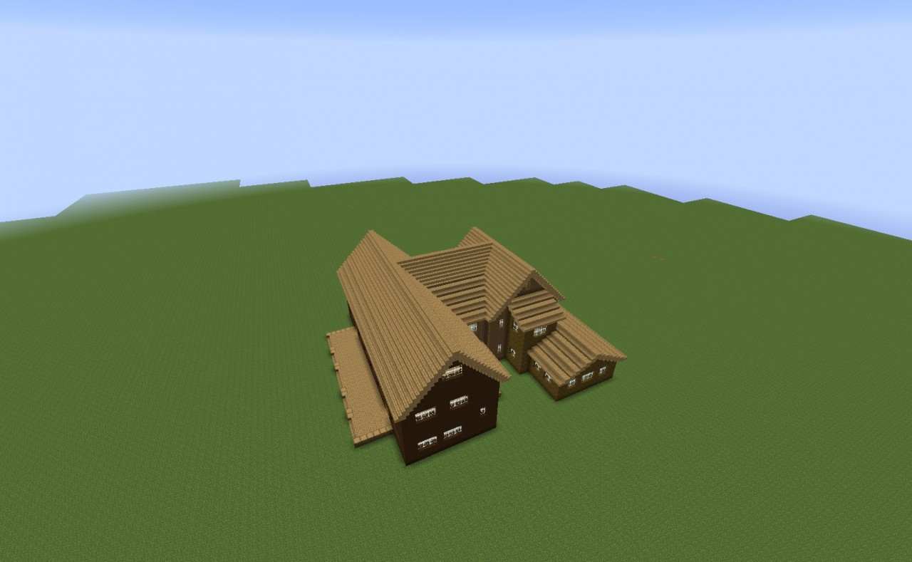 Large American Farmhouse Minecraft Map