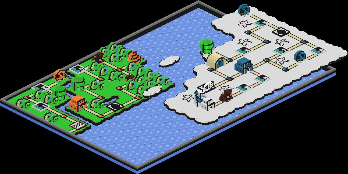 Super Mario 3 The Sky Minecraft Map