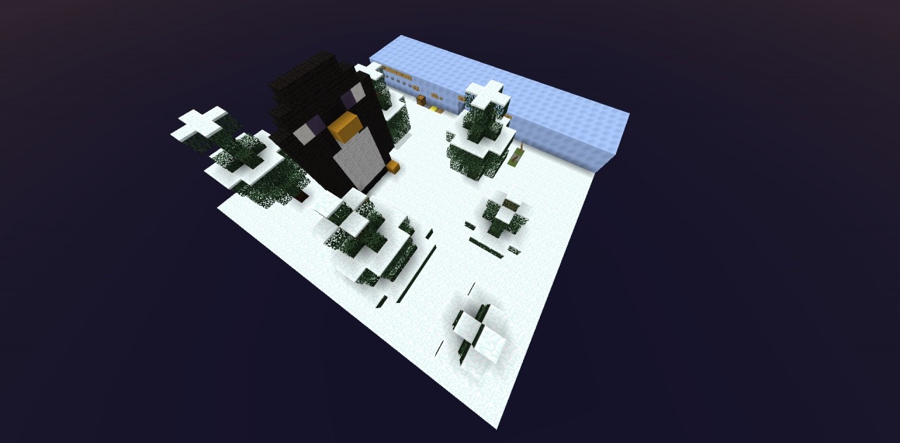 Penguin Race Map 1.8 Minecraft Map