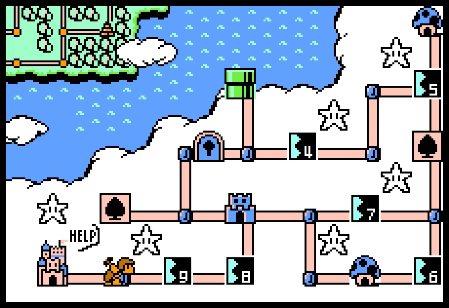 Super Mario 3 The Sky Minecraft Map