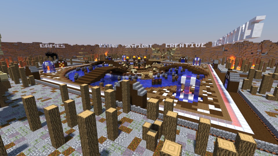 Premade/Prebuilt Hub Spawn --- [Download Included] Minecraft Map