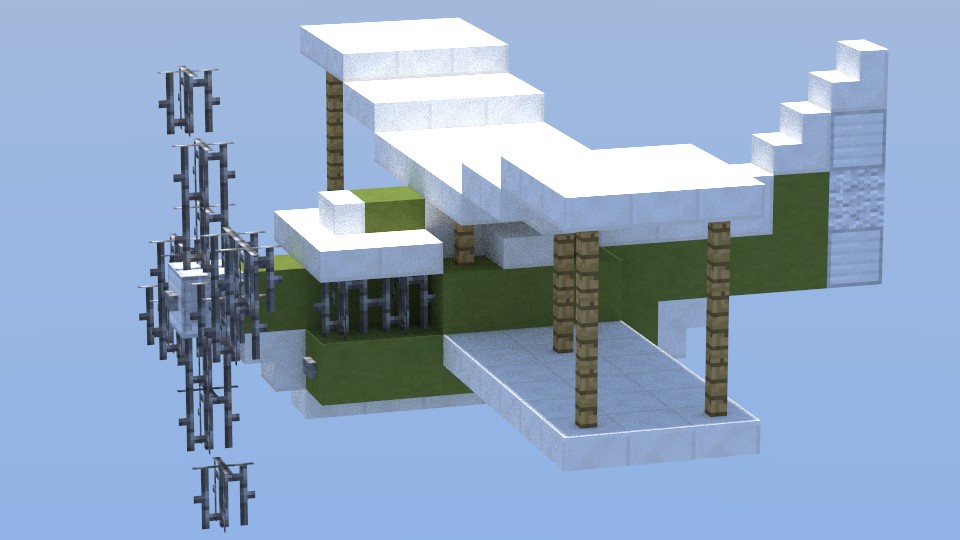 Small Biplane By Laessen Minecraft Map