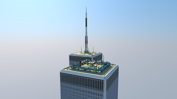 1:1 World Trade Center (Twin Towers New York) Minecraft Map