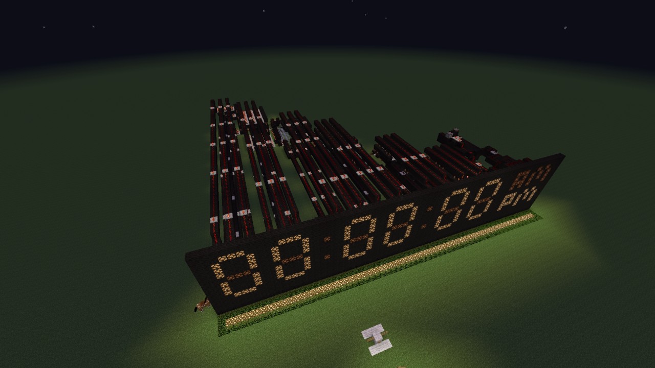 MineCraft DigitalClock!!!! Minecraft Map