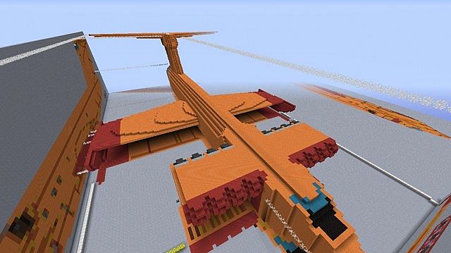ekranoplan lifeguard in construction Minecraft Map