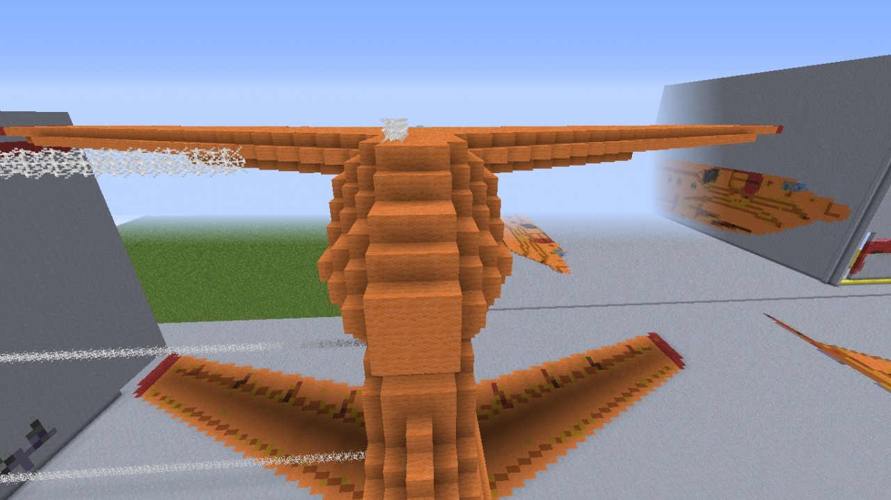 ekranoplan lifeguard in construction Minecraft Map