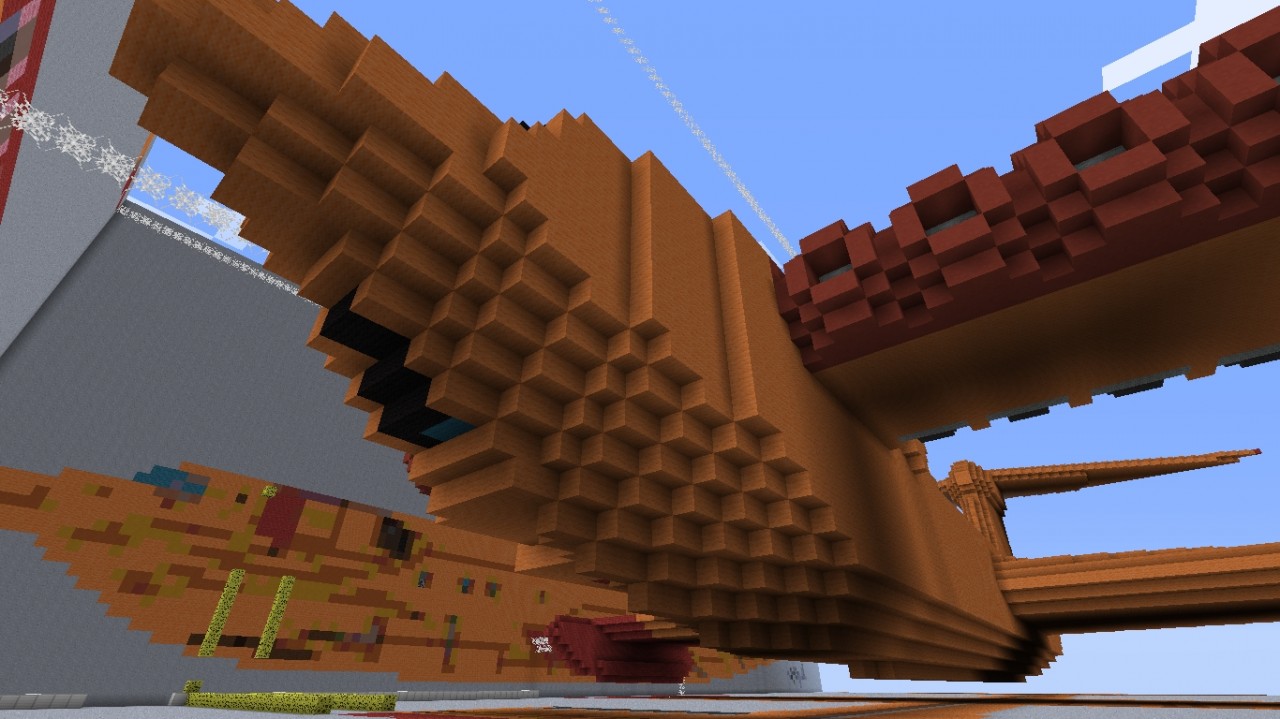 ekranoplan lifeguard in construction Minecraft Map