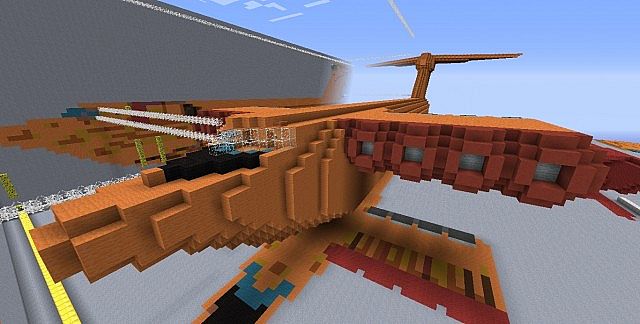 ekranoplan lifeguard in construction Minecraft Map