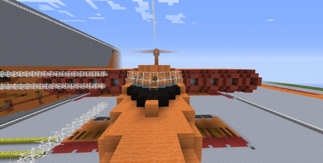 ekranoplan lifeguard in construction Minecraft Map