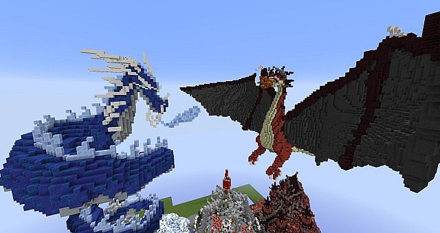 Typical Craft Creative Spawn [Dragons and Palaces] Minecraft Map