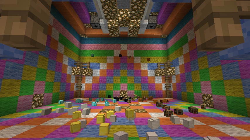 Free Drop Party Area + Machine - Free Build Minecraft Map