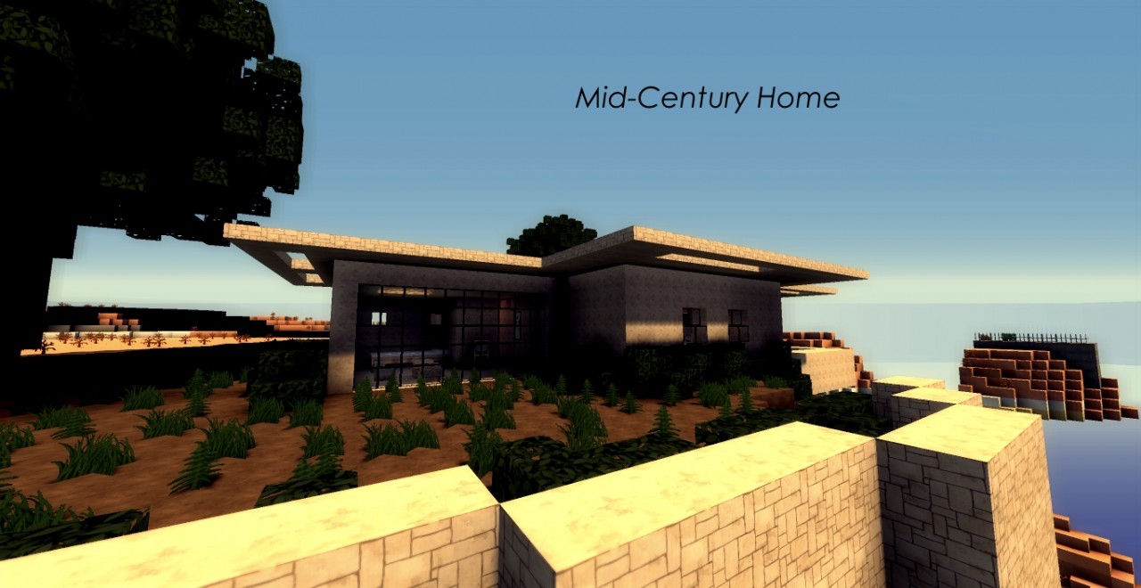 Archangel Architects Mid-Century Modern Home By: XavierLime Minecraft Map