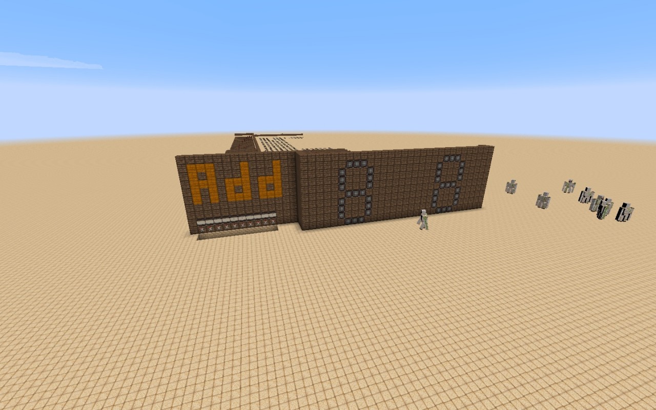 Redstone Calculator Minecraft Map