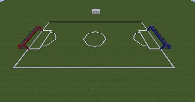 Football (Soccer) Game Map (1.8) Minecraft Map