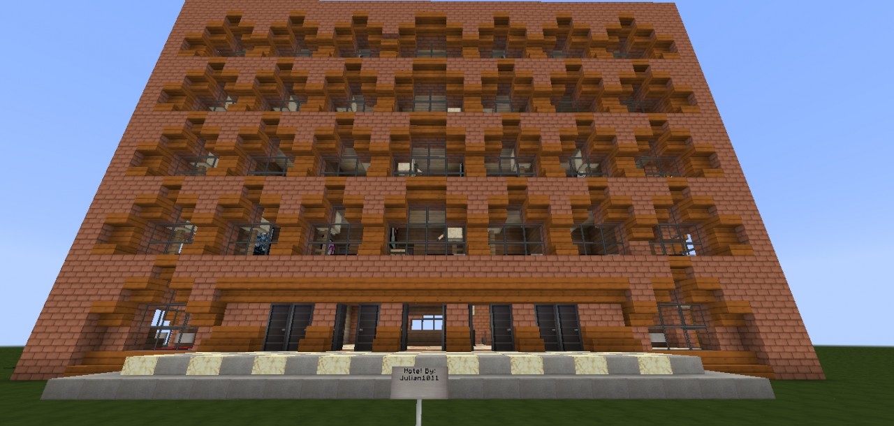 Brick Hotel Minecraft Map