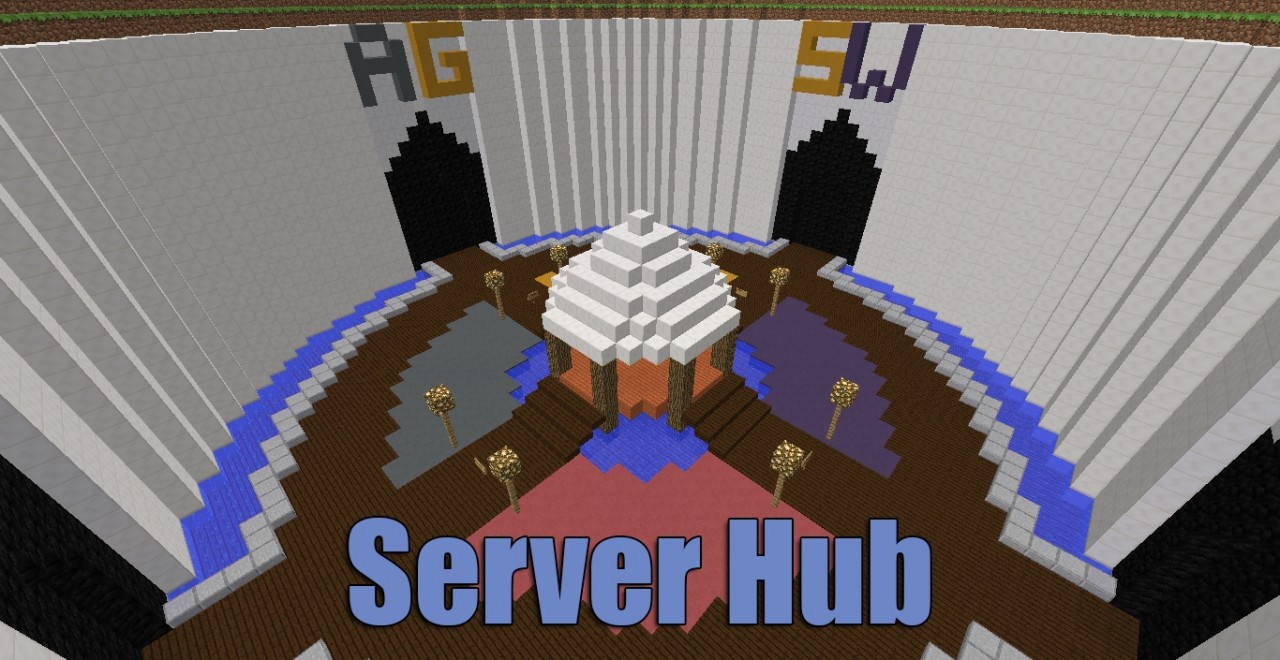 Minigames Hub Minecraft Map