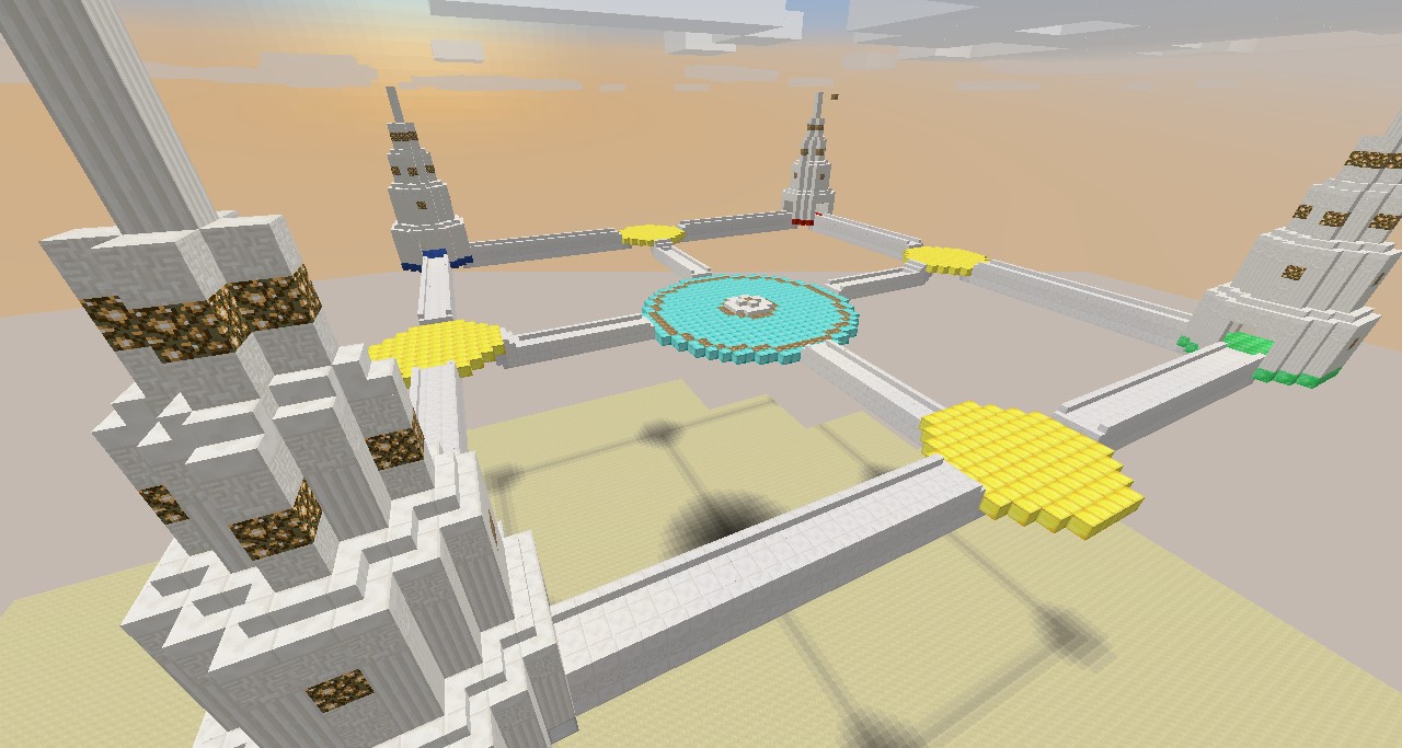 Sky Towers PVP arena Minecraft Map