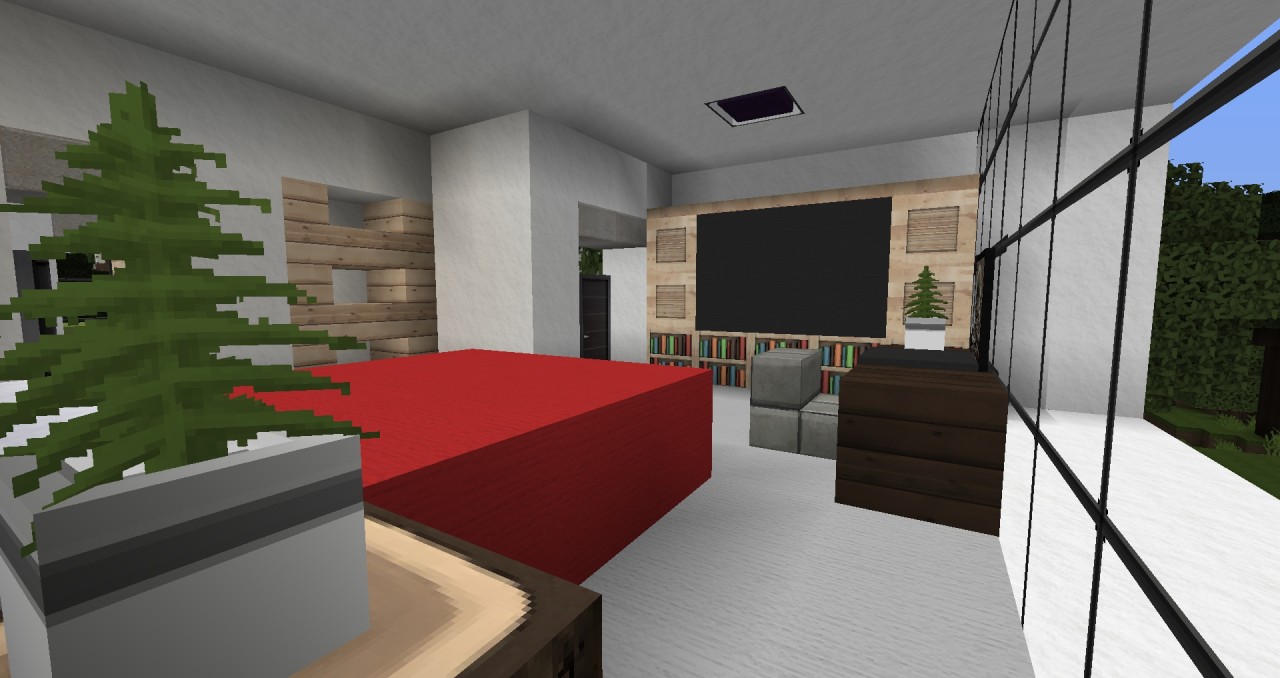 Modern house Minecraft Map