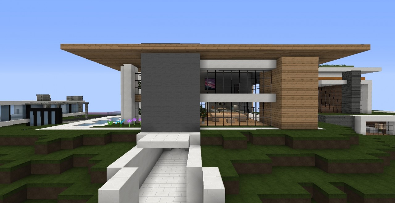 |River Shore| Modern house Minecraft Map