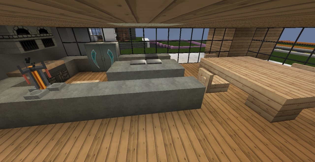 |River Shore| Modern house Minecraft Map