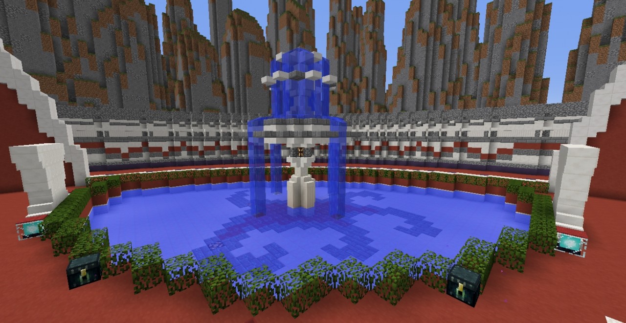Modern/Medevil Hub Minecraft Map