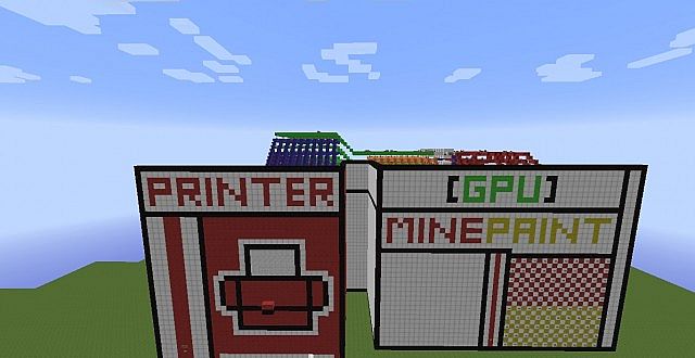 Printer by Kostekpl122 [100% working] Minecraft Map
