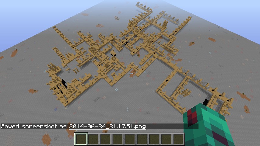 Under- A scale Model of an Average Abandon Mineshaft in Minecraft ...