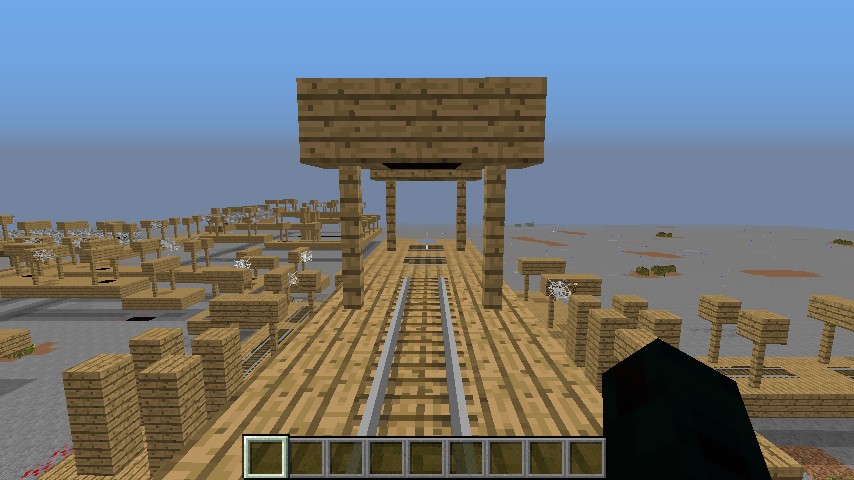 Under- A scale Model of an Average Abandon Mineshaft in Minecraft ...