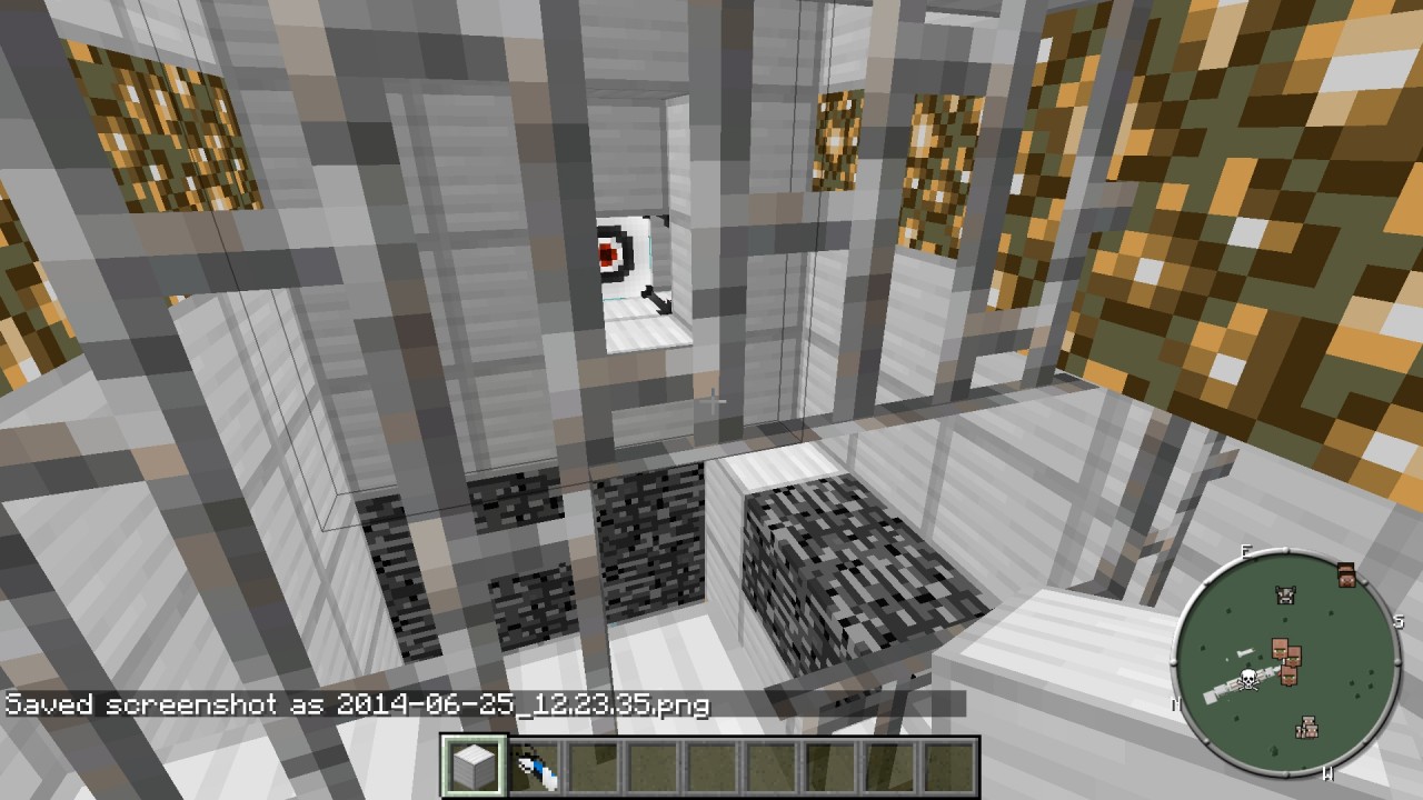 Aperture science labs 1.6.4 Minecraft Map