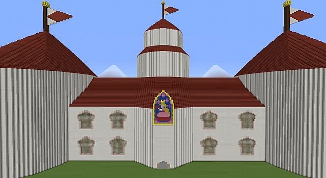 Princess Peach's Castle Minecraft Map