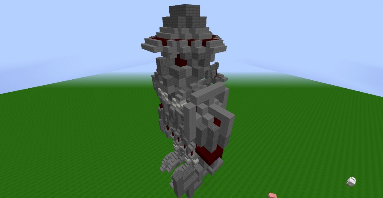 Cracks The Miner Statue Minecraft Map