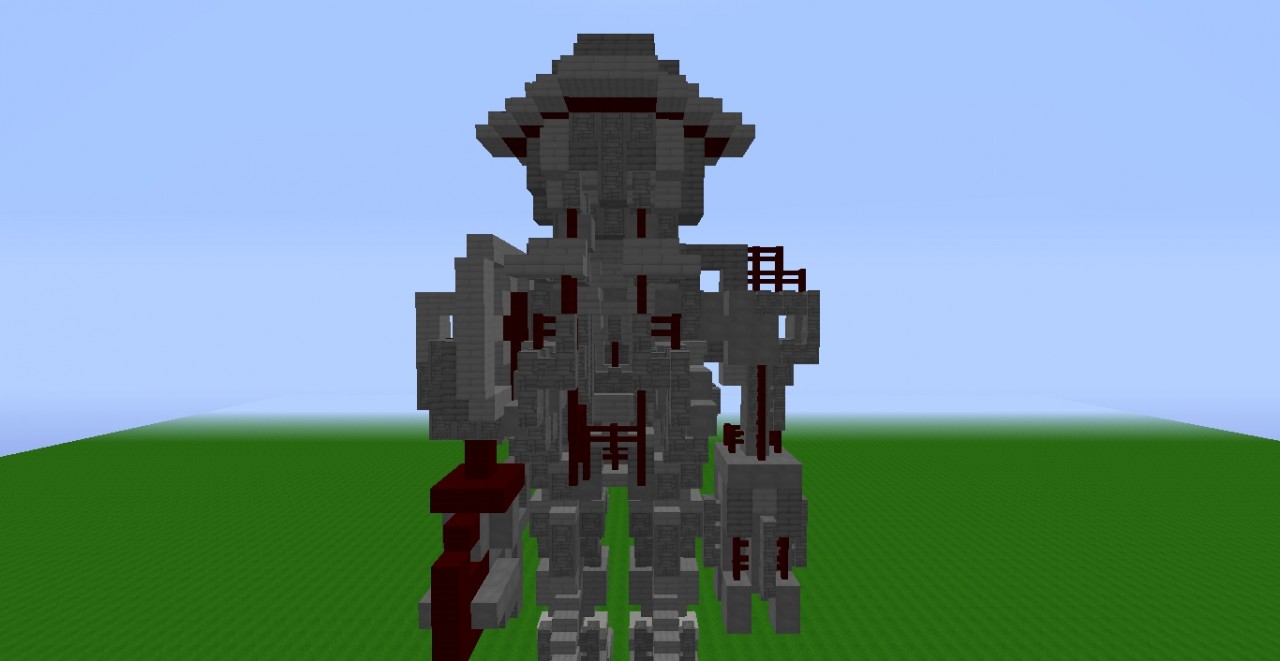 Cracks The Miner Statue Minecraft Map