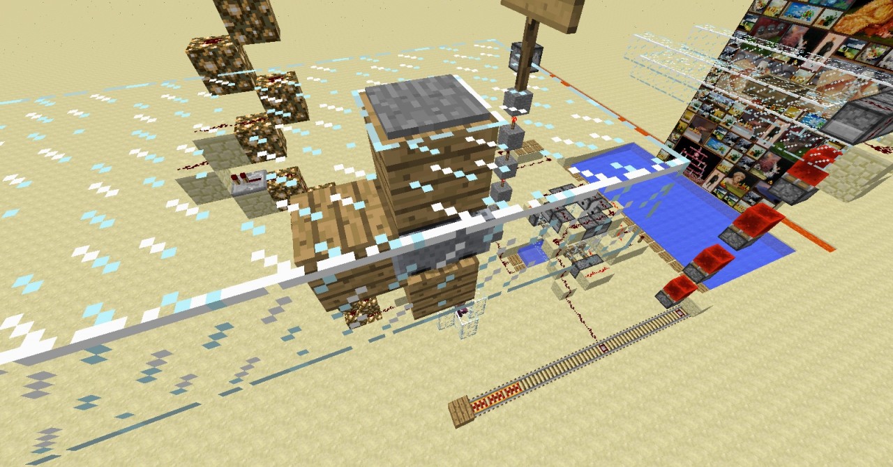 minecraft rube goldberg machine (chain reaction) Minecraft Map