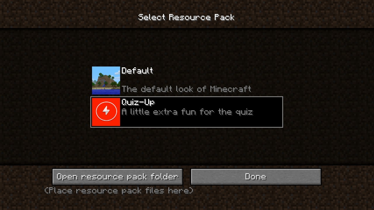 Minecraft Quiz! Minecraft Map