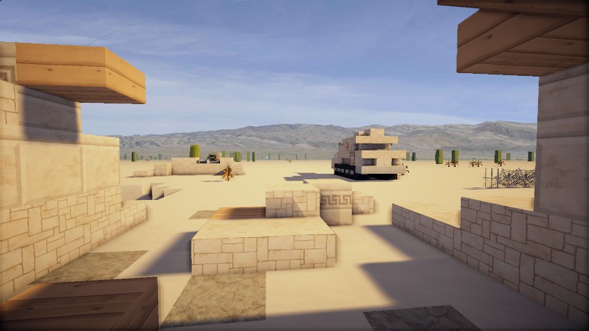 M1A1 Abrams Tank (on the pop reel) Minecraft Map