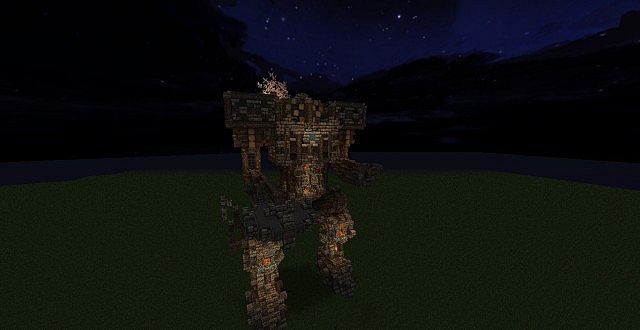 Steampunk mech Minecraft Map