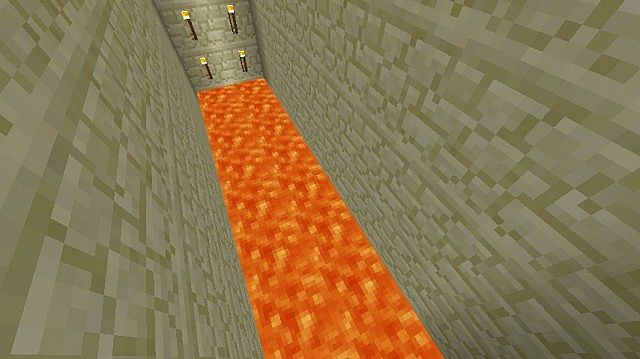 Underground redstone Base enterance Minecraft Map