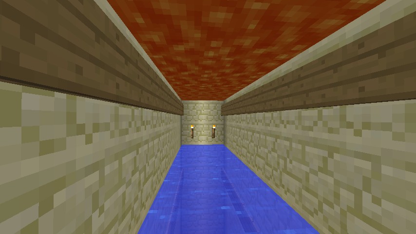 Underground redstone Base enterance Minecraft Map